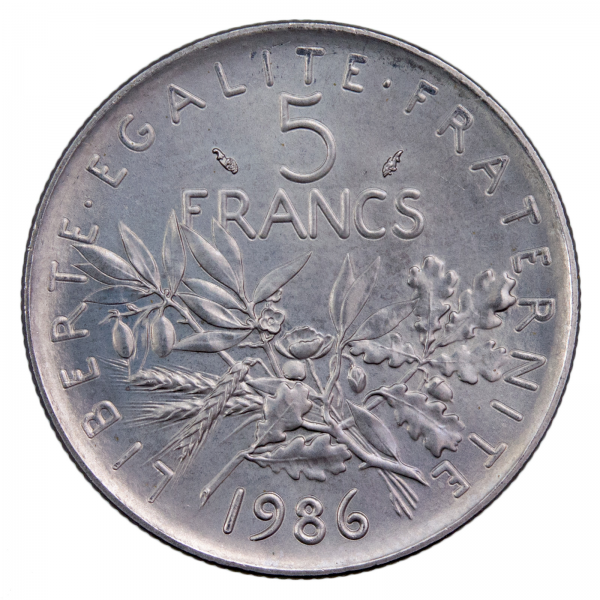 5 francs semeuse 1986 - Numismeo