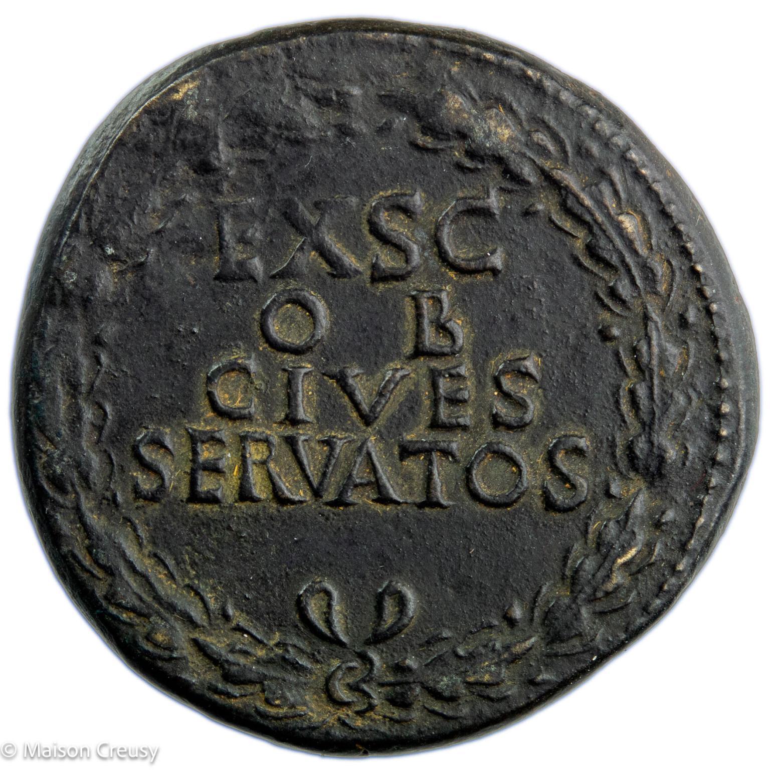 Claude sesterce Romę 41-42 - Numismeo