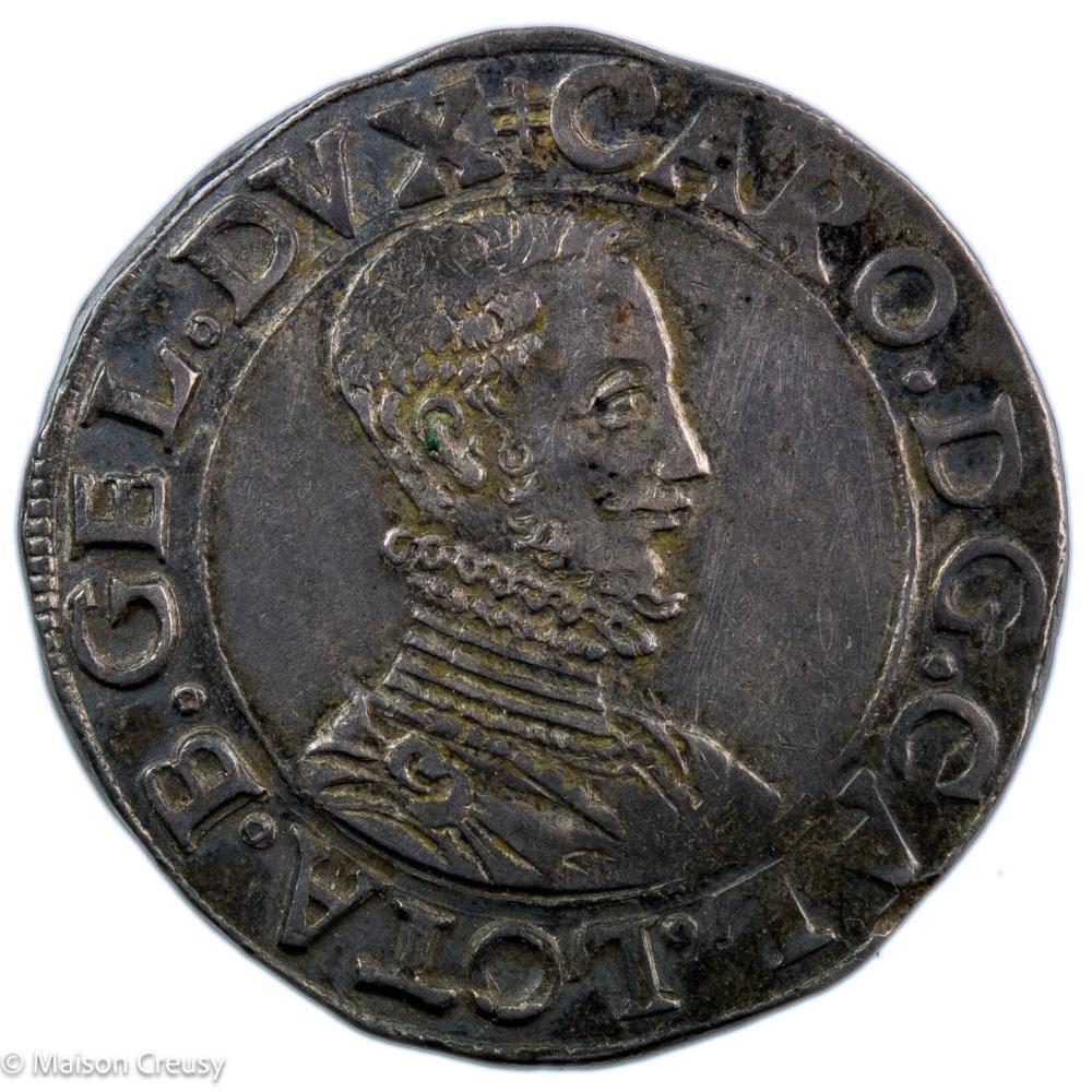 Lorraine Charles III teston Nancy - Numismeo