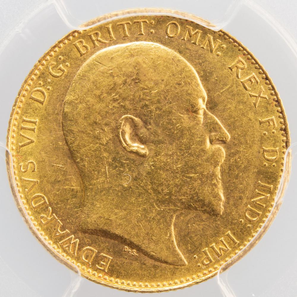 Canada Edward VII Sovereign 1910 C - Numismeo